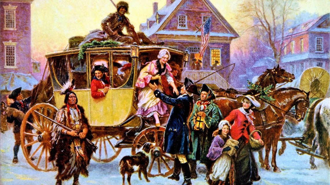 Colonial Scene Frame TV Art, 16x9 Digital File (download) - Etsy