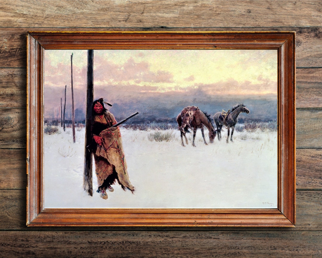 Printable Native American Wall Art, Western Wall Decor, American Indian ...