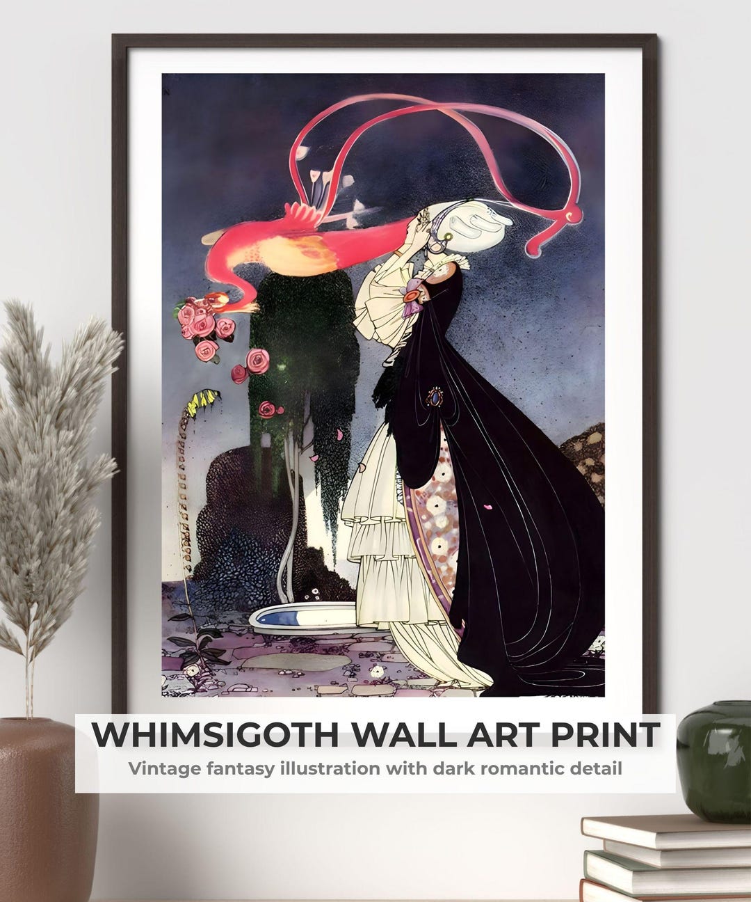 Whimsigoth Fairy Tale Rolled Poster | Gothic Glam Home Decor - Etsy