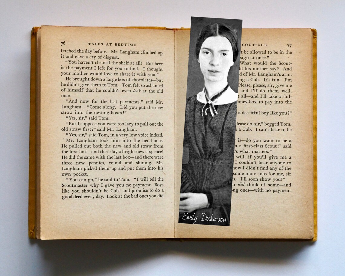 12 Printable Bookmarks, 19th Century Writers' Digital Bookmarks ...