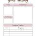 Goal Setting Planner Printable BUNDLE 2022 Goals Tracker - Etsy