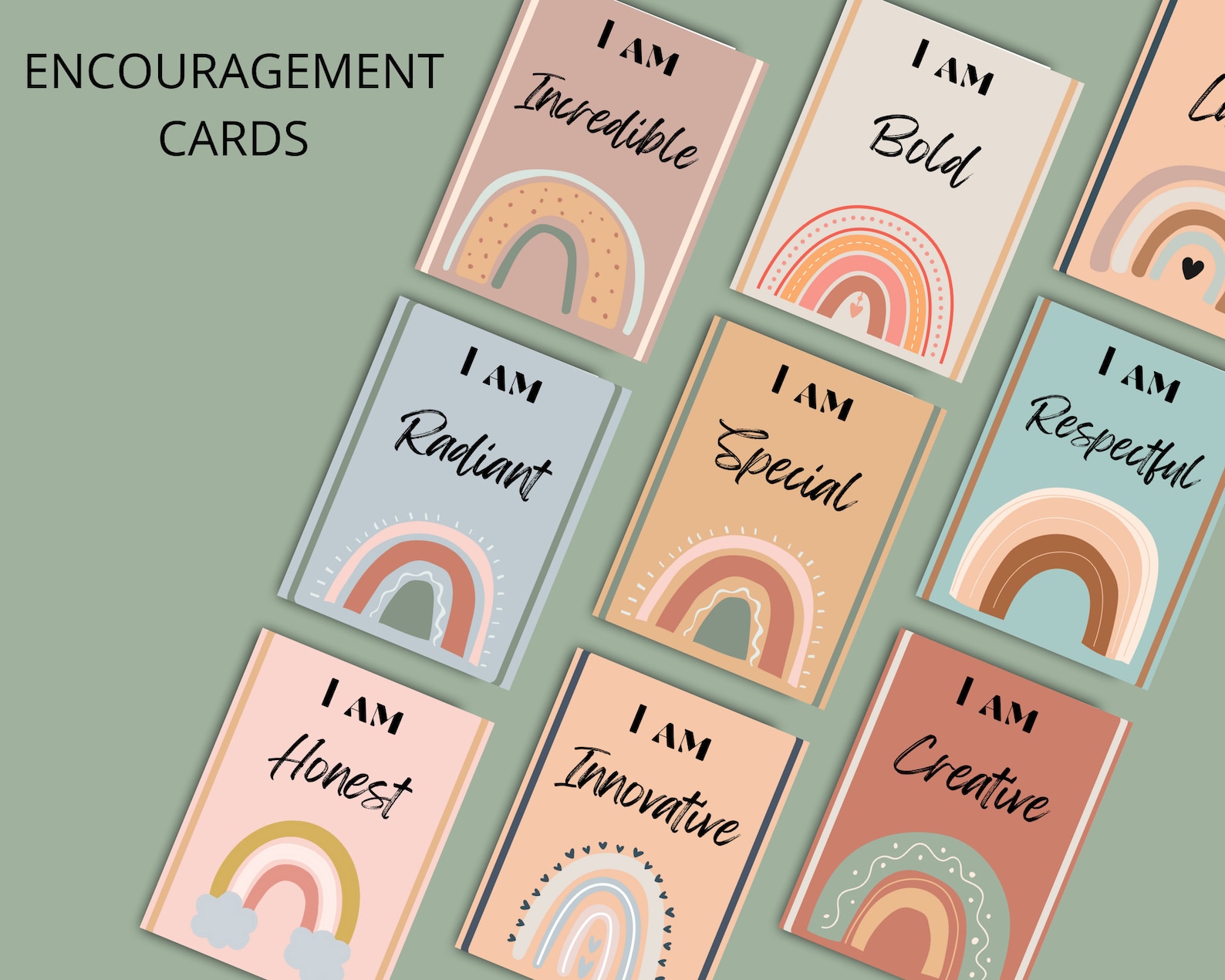 Printable Encouragement Cards Set - Etsy
