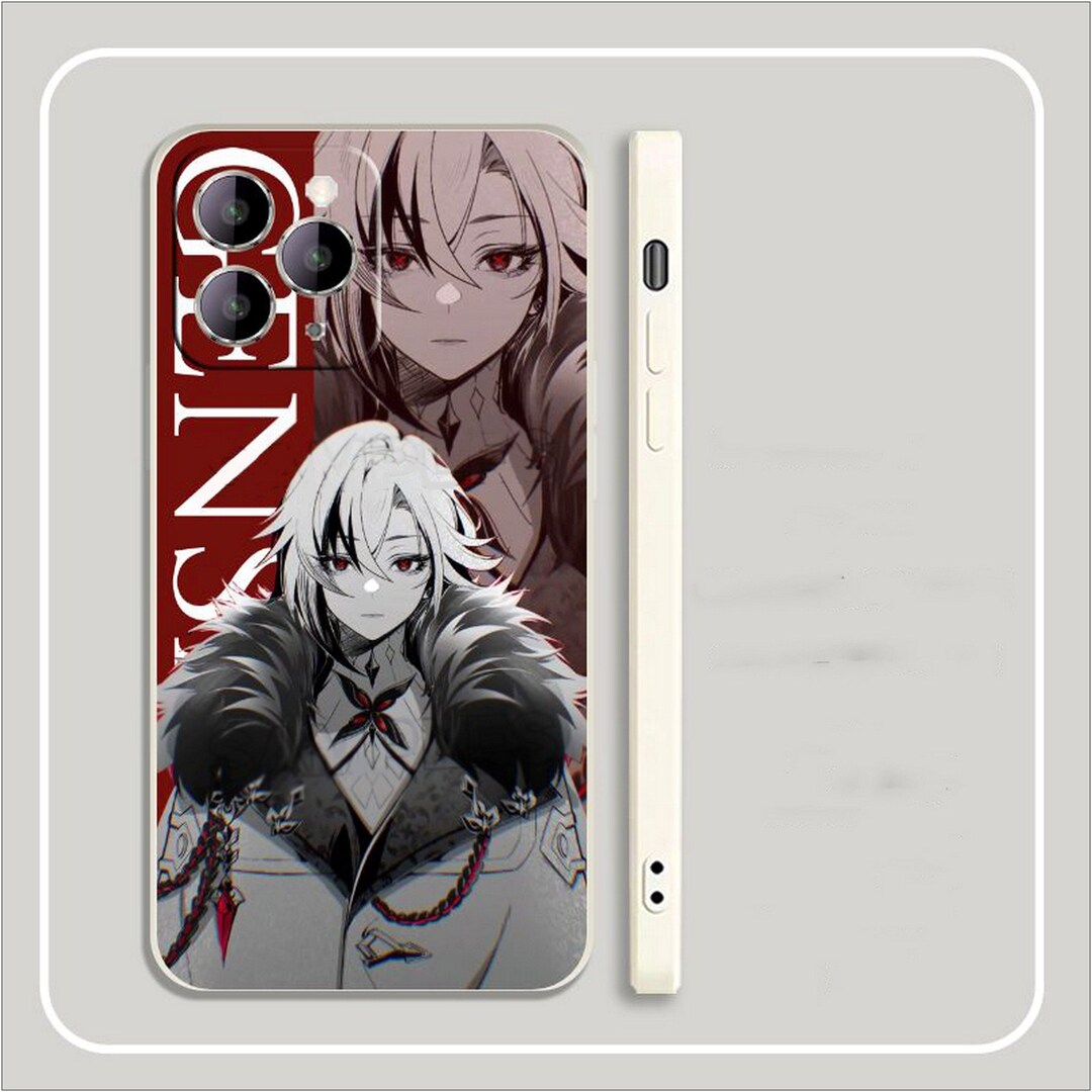 Customizable Genshin Impact Phone Case Xiao Zhongli for iPhone Series ...