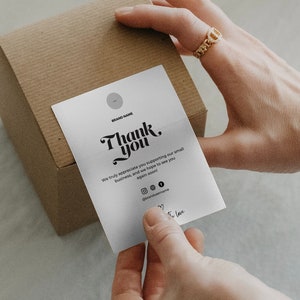 Custom Packaging Labels, Order Packaging Seal Sticker, Printable Parcel ...