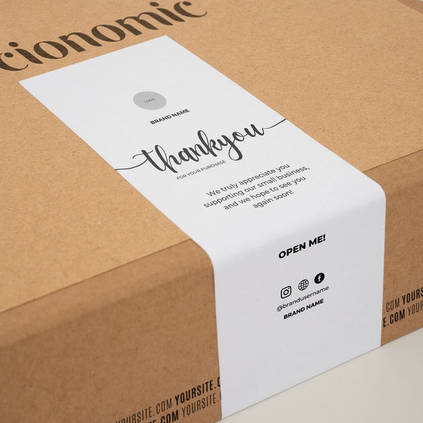 Box Seal Sticker - Etsy