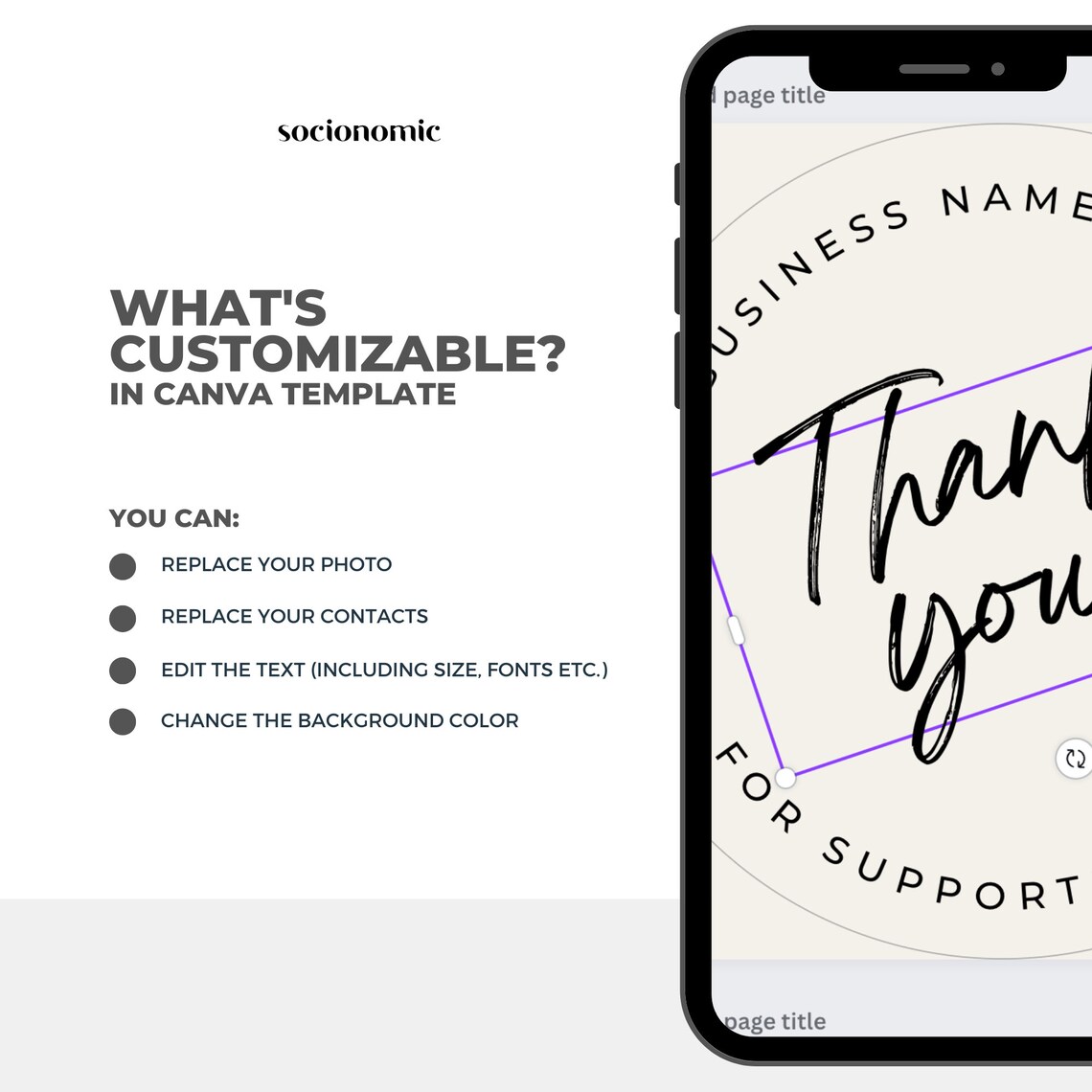 Editable Box Label Template Canva, Custom Packaging Labels, Order ...
