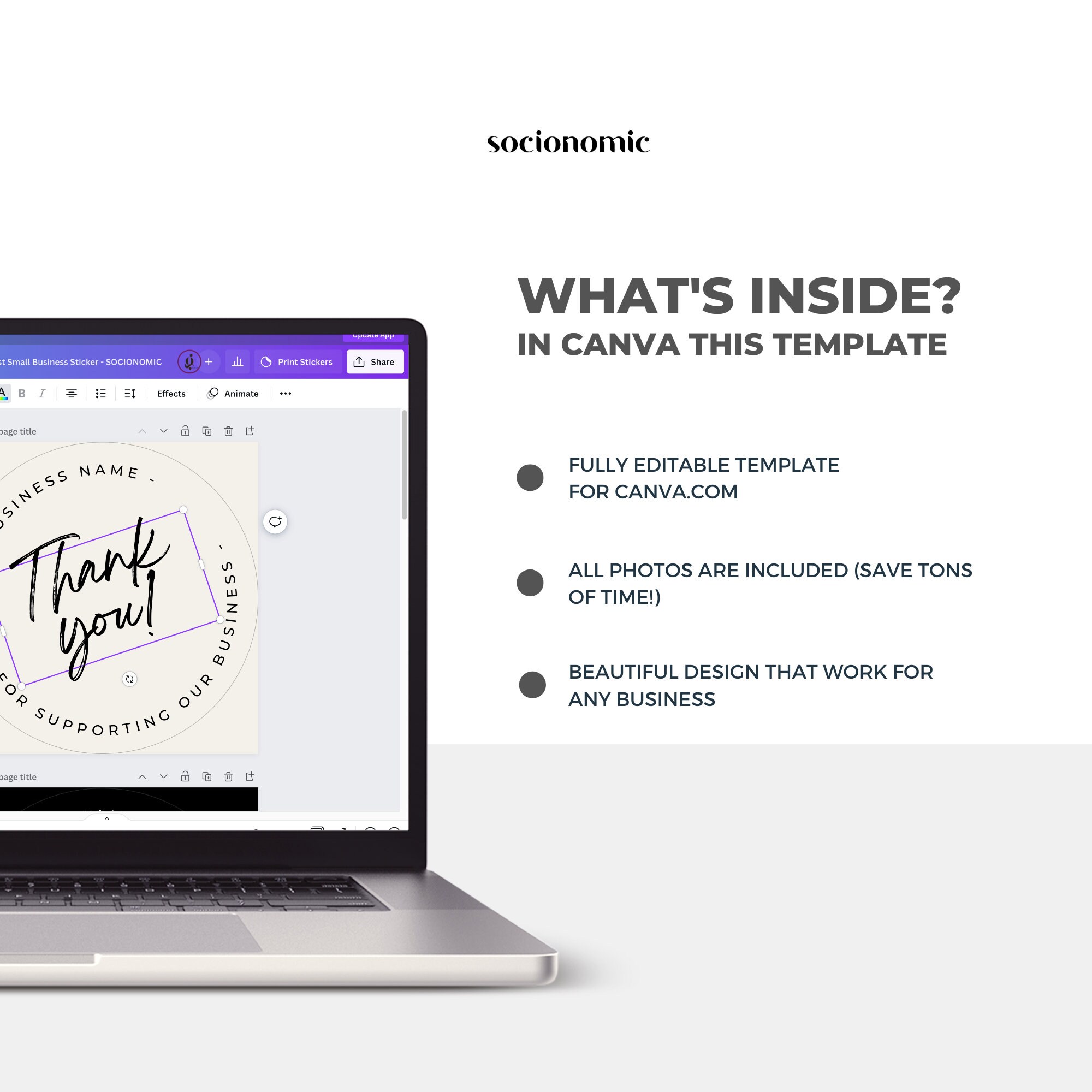 Editable Box Label Template Canva, Custom Packaging Labels, Order ...