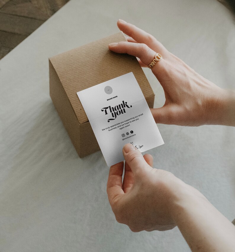 Custom Packaging Labels, Order Packaging Seal Sticker, Printable Parcel ...