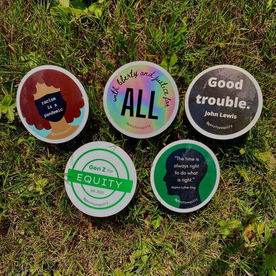 Gen Z for Equity Sticker Pack of 5 five - Etsy