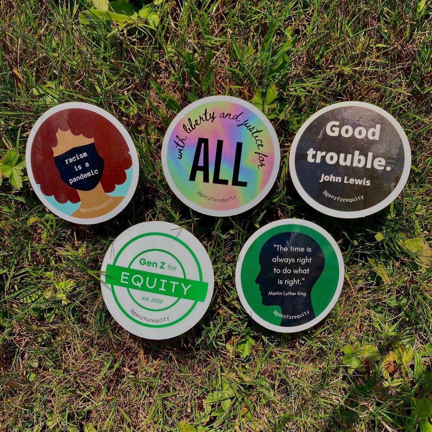 Gen Z for Equity Sticker Pack of 5 five - Etsy