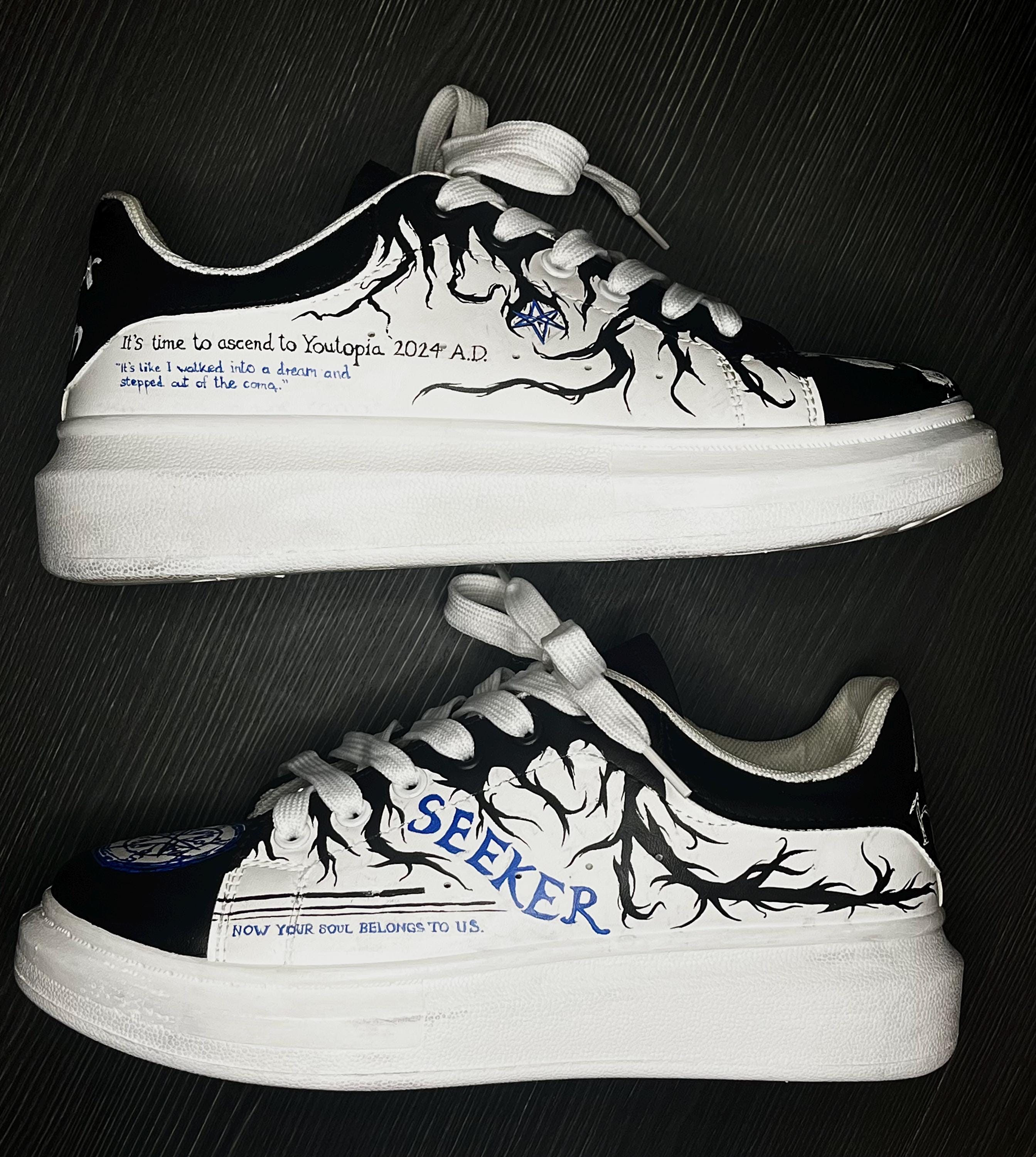 Custom Sneaker Inspired by Bmth Tour Merch - Etsy