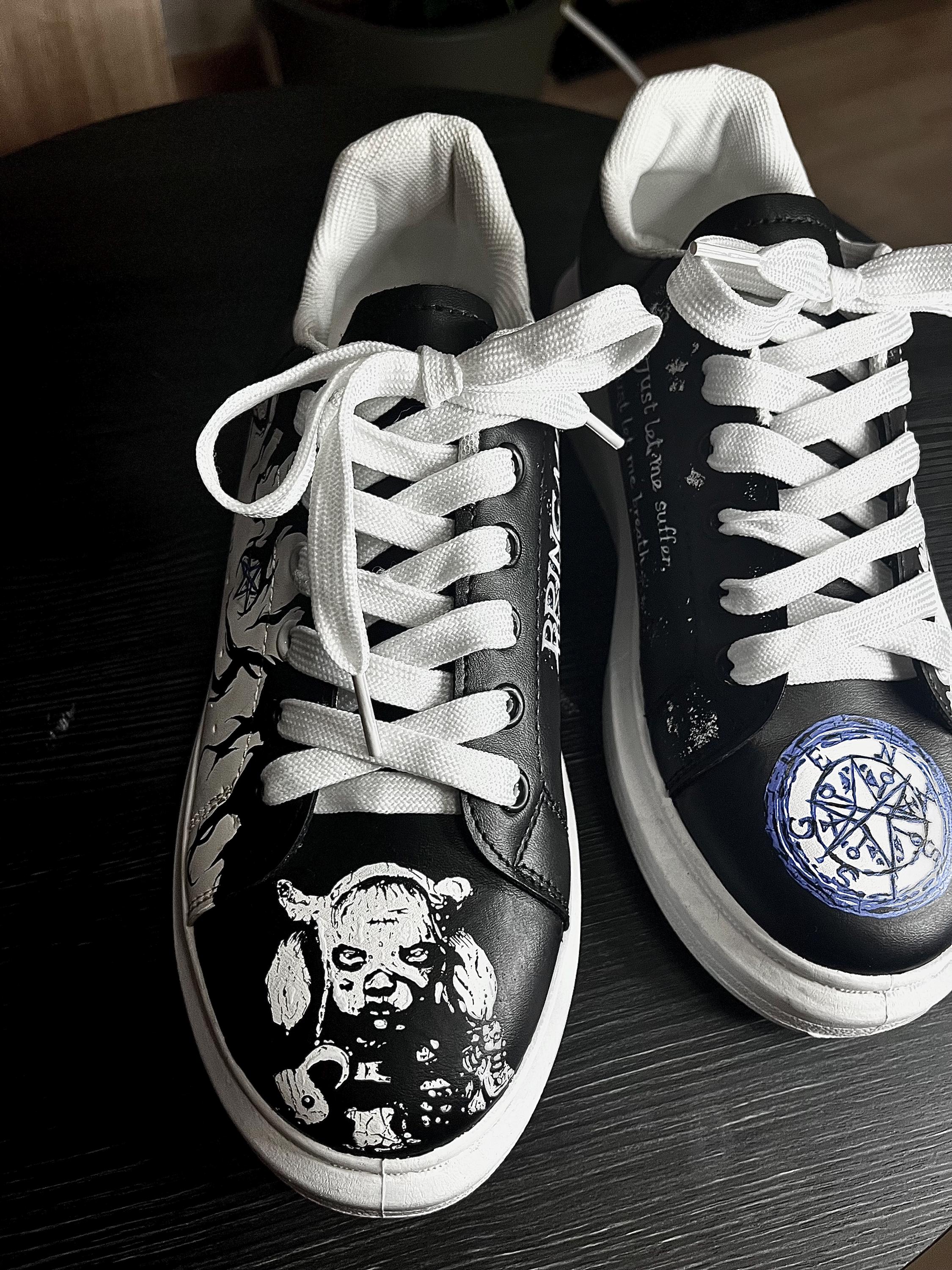 Custom Sneaker | Inspired by Bmth Tour Merch - Etsy