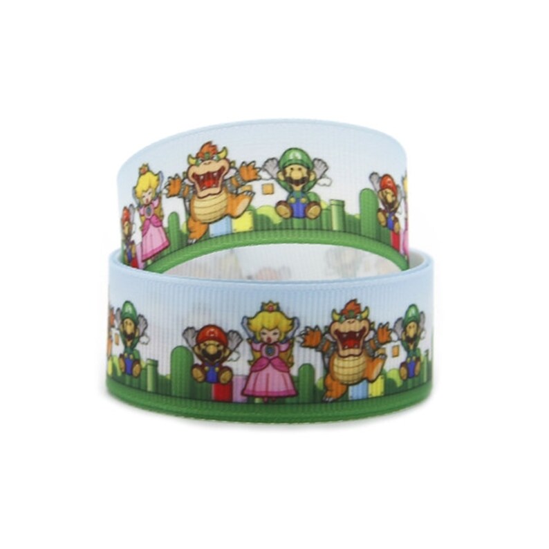 Super Mario Bros. 1 or 1.5 Grosgrain Ribbon - Etsy