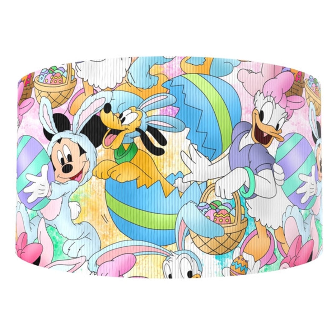 Disney Mickey Mouse Happy Easter 1.5" Grosgrain Ribbon - Etsy