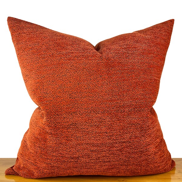Burnt Orange Pillow - Etsy
