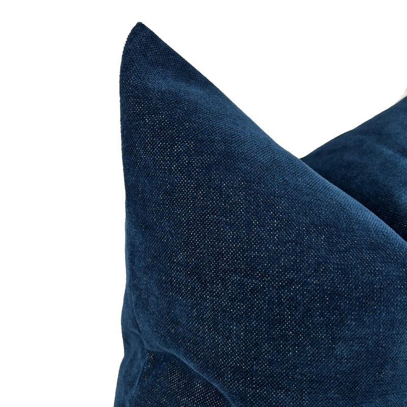 Dark Blue Pillow - Etsy