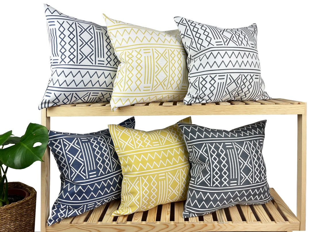 Outdoor Waterproof Pillow Cover, Decorative Durable Outdoor Cushion ...
