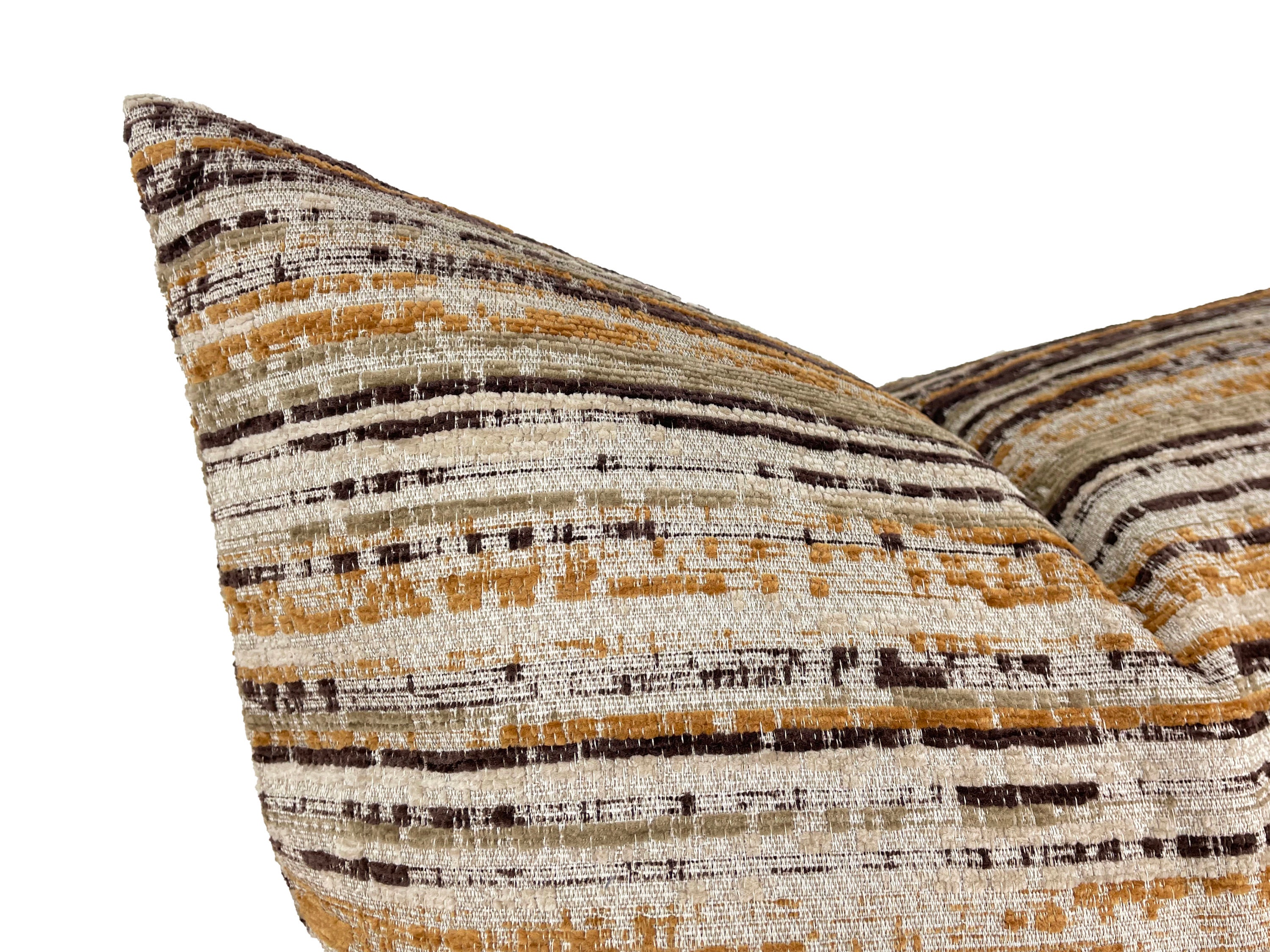 Earthy Tones Neutral Brown Pillow Cover Set Combination, Bedroom ...