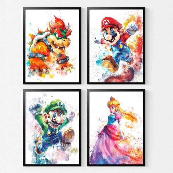 Mario Printables - Etsy