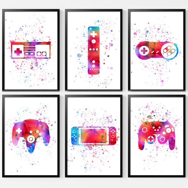Video Game Print - Etsy