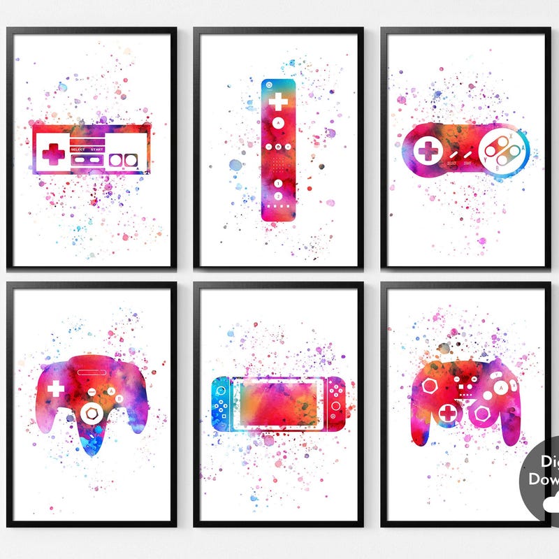 Video Game Print - Etsy