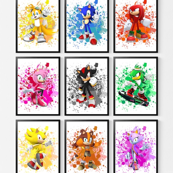 Sonic Poster - Etsy