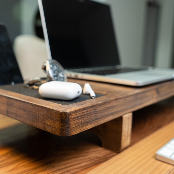 Wood Monitor Stand - Etsy