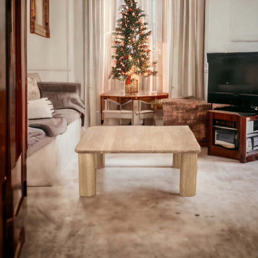 Wood Reclaimed Coffee Table Unique Wood Long Coffee Table - Etsy