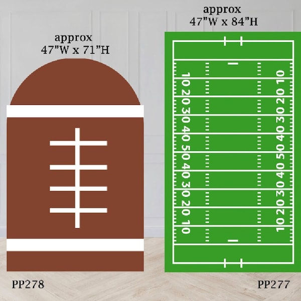 Football Cardboard Cutouts - Etsy