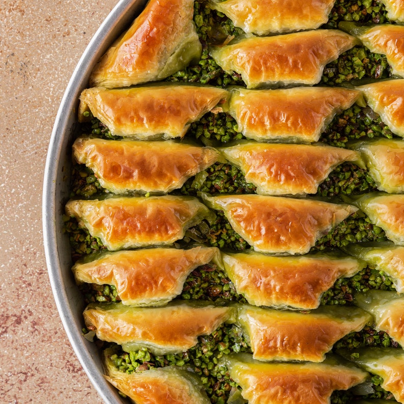 Tahmis Sobiyet Baklava With Pistachio Premium Handmade - Etsy