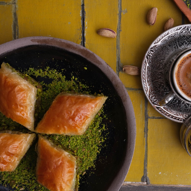 Tahmis Classic Pistachio Baklava, Premium Handmade Baklava, Daily and Freshly Made Dessert ...