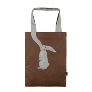 Brown Rabbit Tote Bag - Etsy