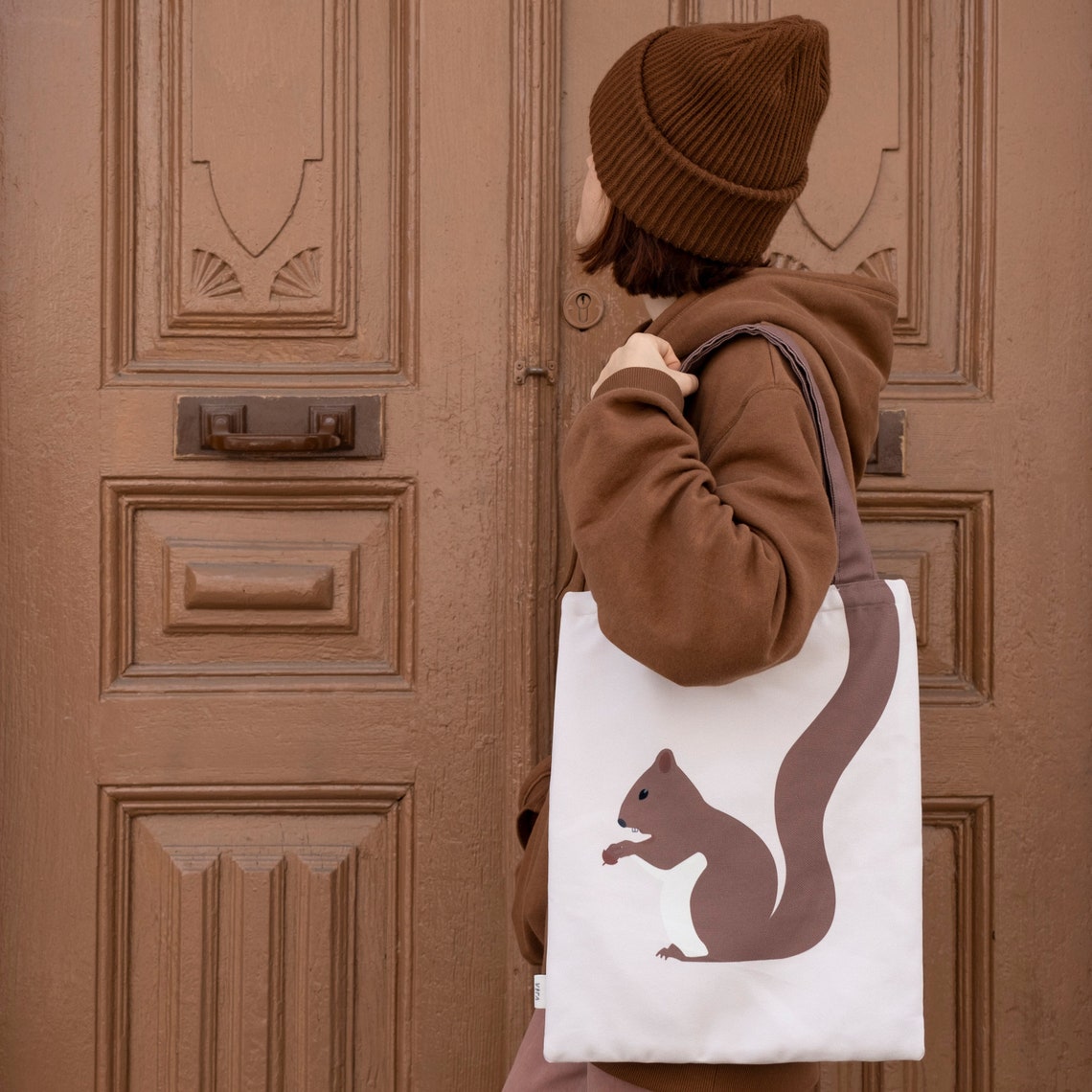 Squirrel Tote Bag - Etsy