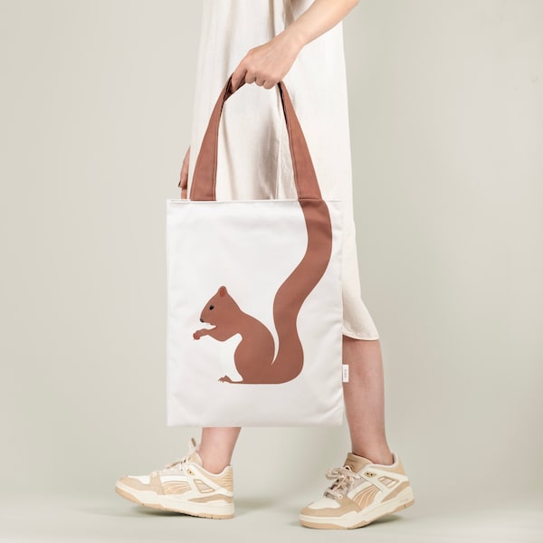 Squirrel Tote Bag - Etsy
