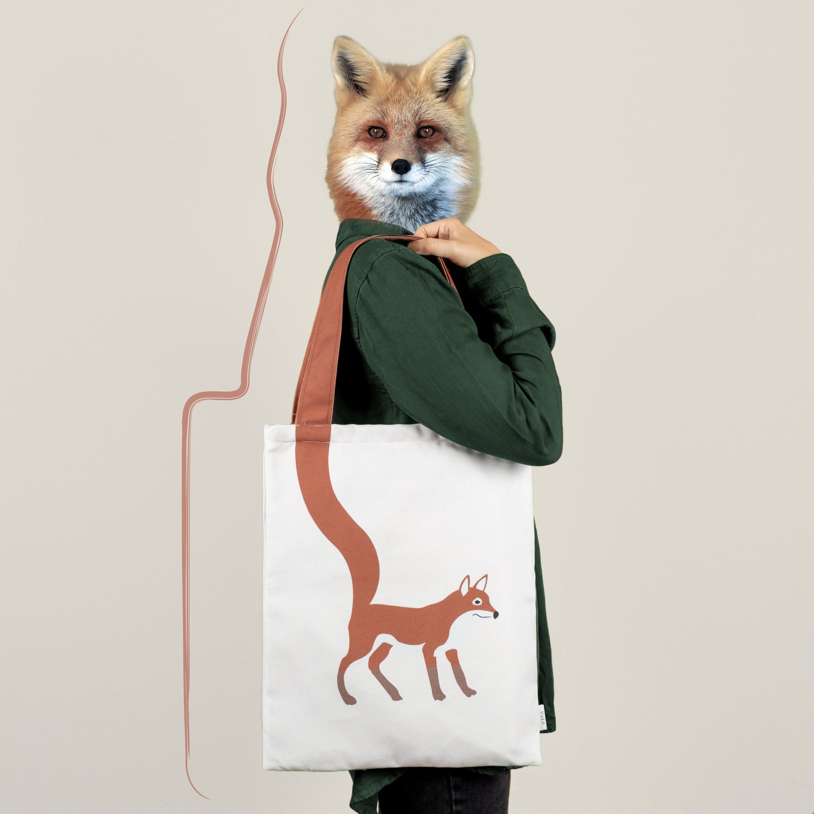 Fox Tote Bag - Etsy