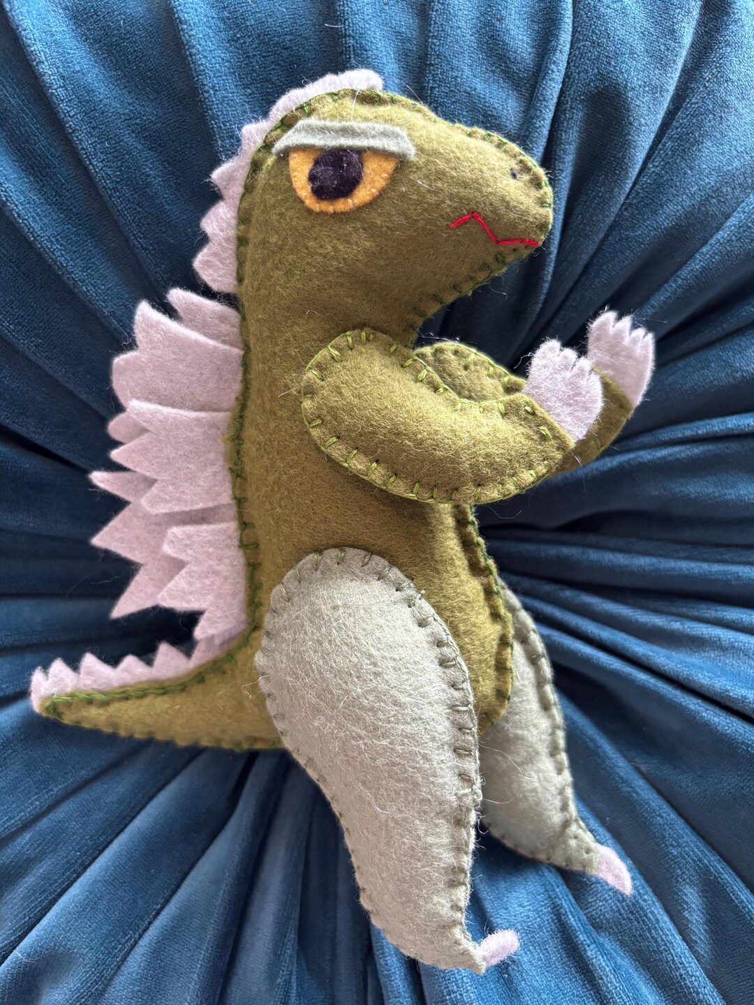 Godzilla Stuffed Felt Toy - Etsy