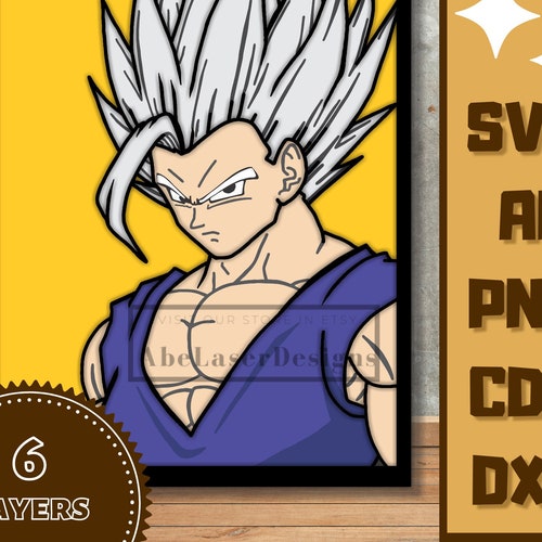 Girl Anime Layered V2 Cartoon SVG Vector Laser Cut Multilayer - Etsy