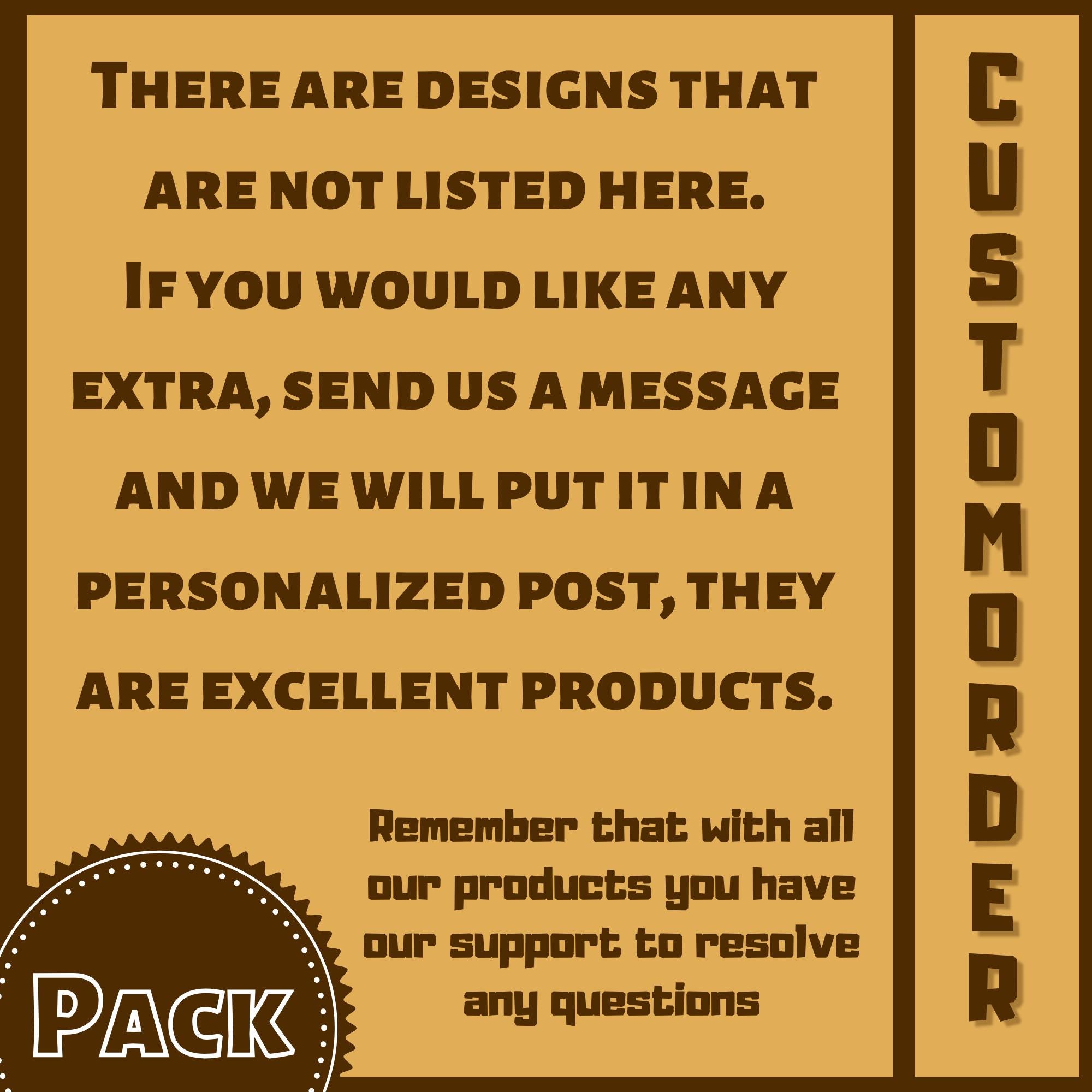 Custom Pack V1 OP 6 Designs Characters Order Abelaserdesigns - Etsy