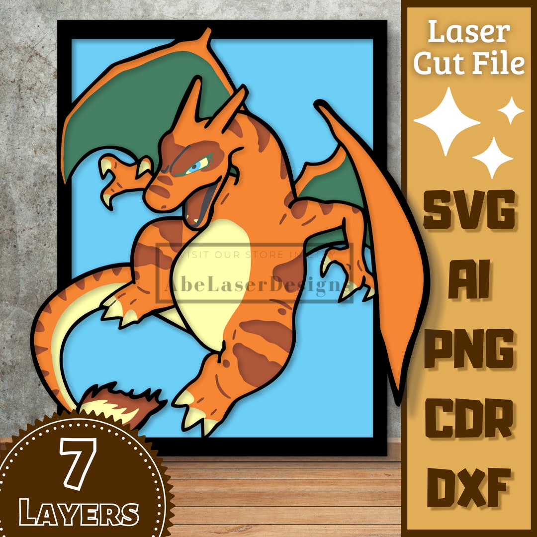 Anime Creature V3 Layers Cartoon Laser Cut - Etsy