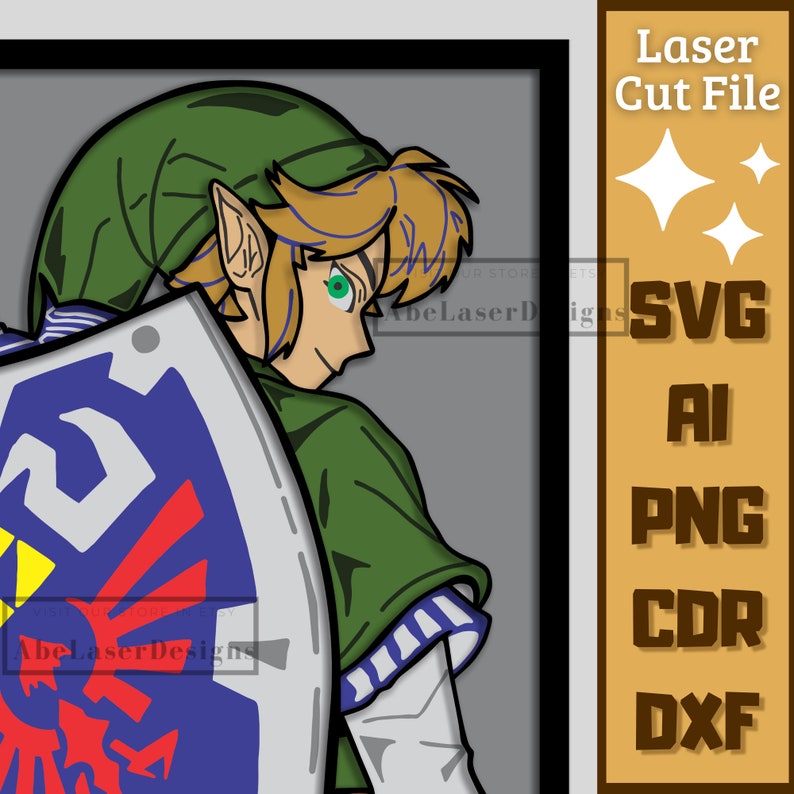 Videogame Guy V1 Cartoon Layers SVG Laser Cut - Etsy