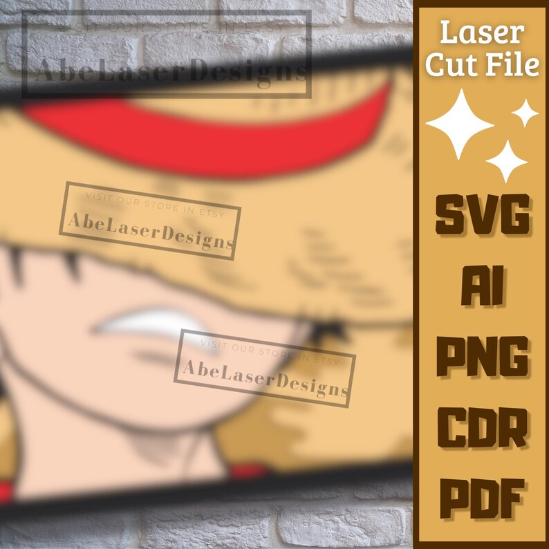 Anime Guy V3 Horizontal Cricut File SVG Vector Laser Cut Multilayer - Etsy