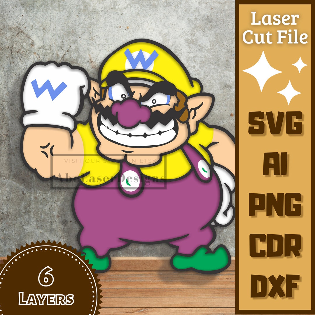 Jumpman Villain V2 Layered SVG. Vector Laser Cut. - Etsy