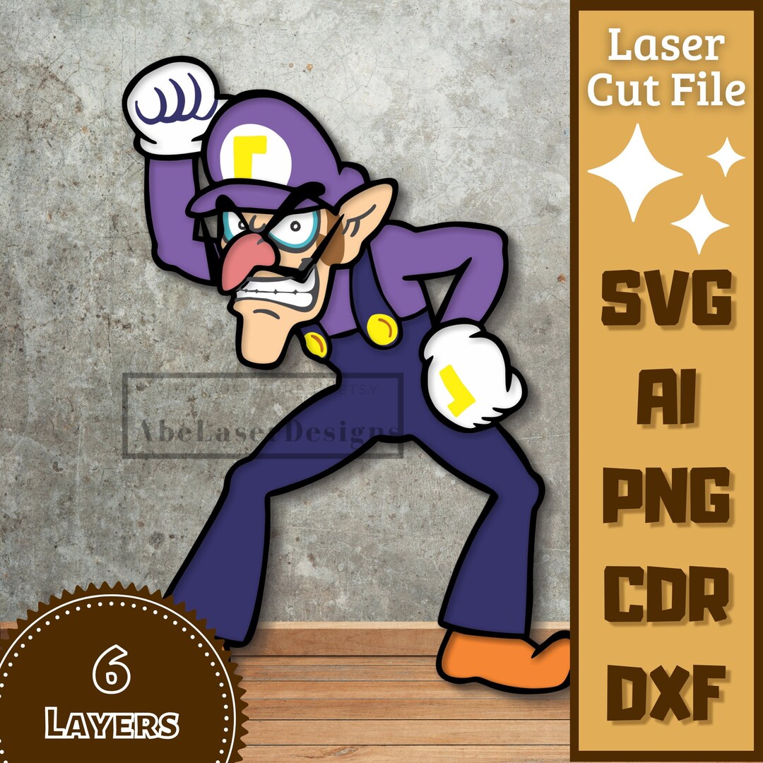 Jumpman Villain V3 Layered SVG. Vector Laser Cut. - Etsy