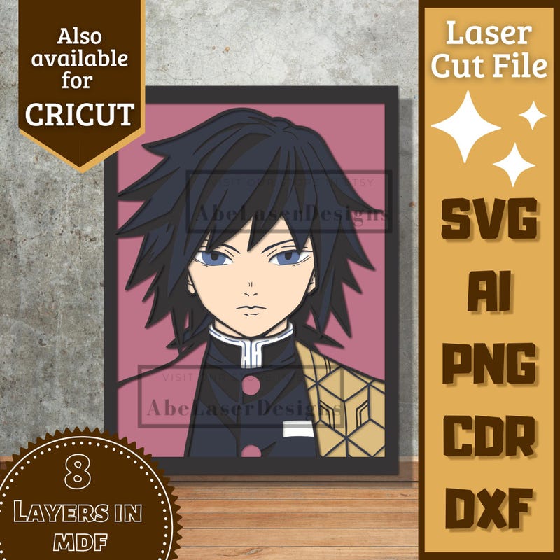 Demon Slayer Paper Doll Template - Etsy