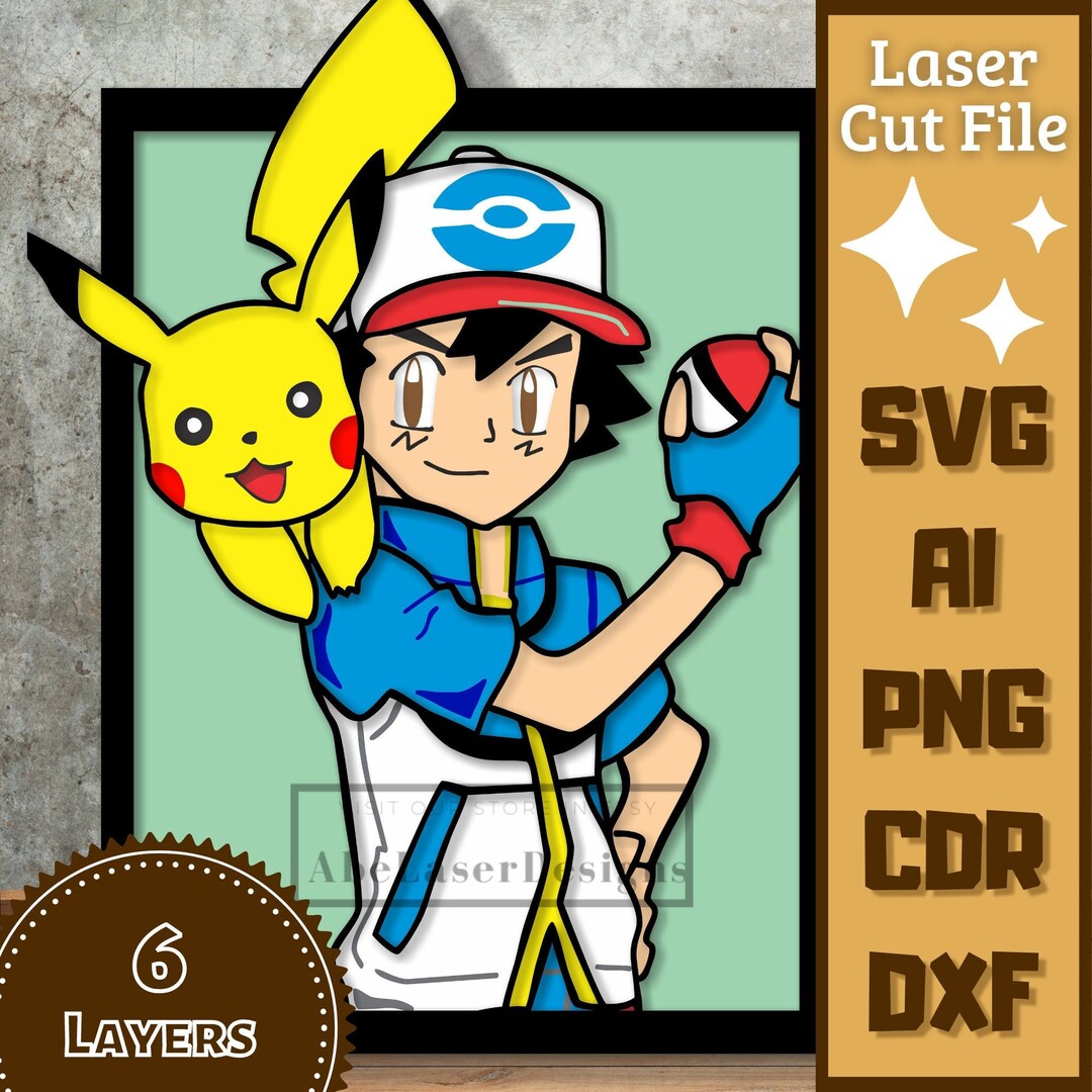 Anime Creature Hero Layers Cartoon Laser Cut - Etsy