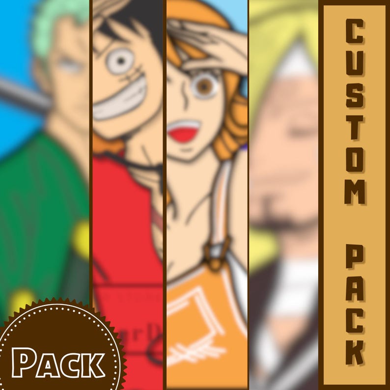 Custom Pack V1 OP 6 Designs Characters Order Abelaserdesigns - Etsy
