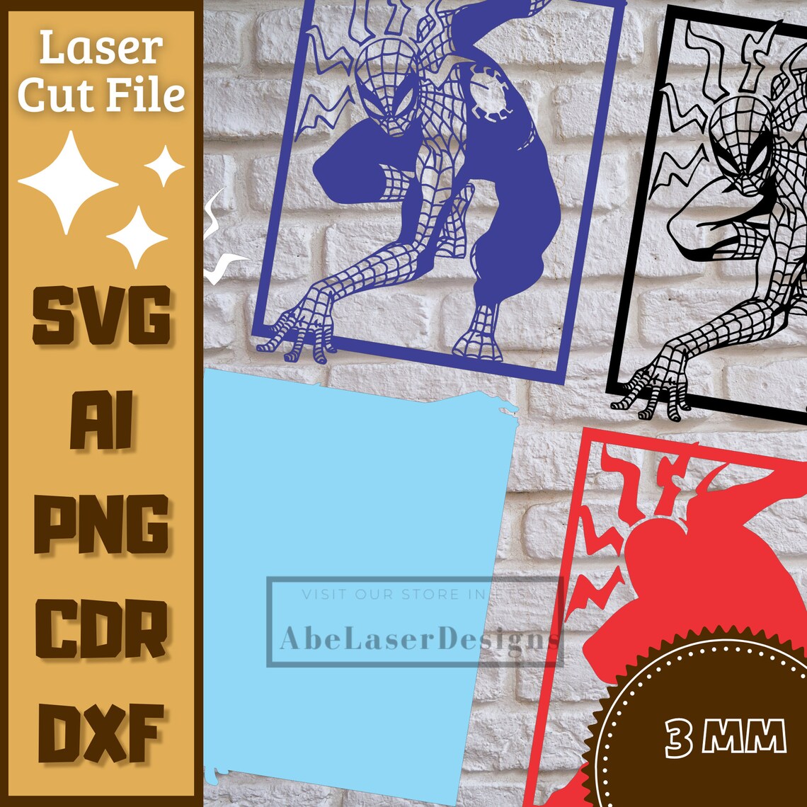 Video Game Superheroe Movies Cartoon SVG. Vector Laser Cut. - Etsy