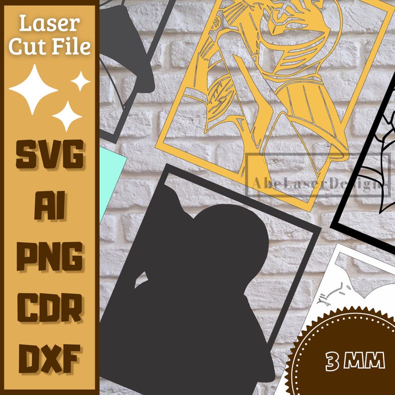 Soldier Heore V4 Layers Cartoon Laser Cut - Etsy