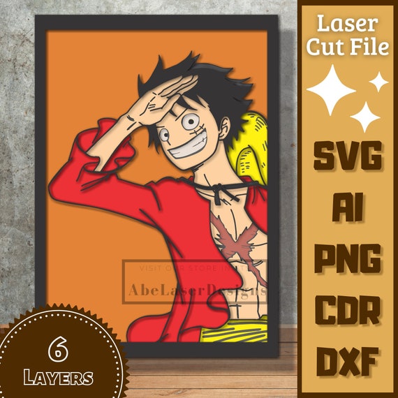 Anime Guy V5 Layers Cartoon Laser Cut - Etsy