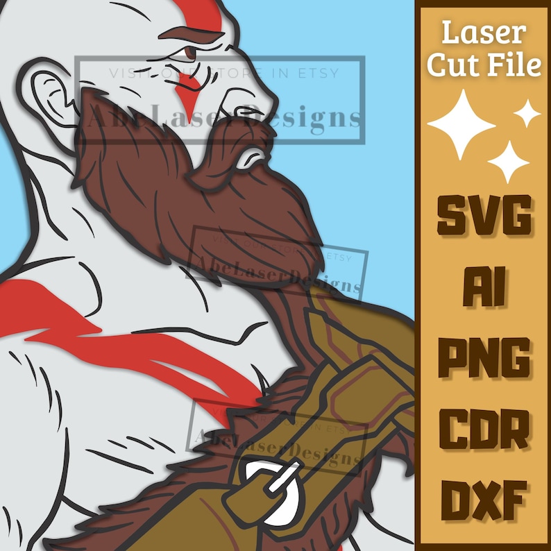 Videogame Guy V4 Cartoon Layers SVG Laser Cut - Etsy